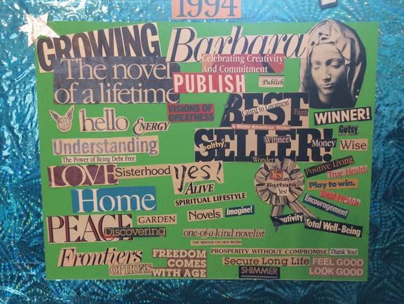 Creating My Yearly Collage | Barbara Ardinger, Ph.D.